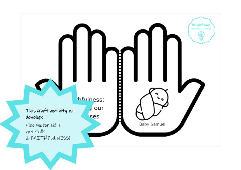 Fruits of the Spirit: FAITHFULNESS Lesson Plan and Craft - Etsy