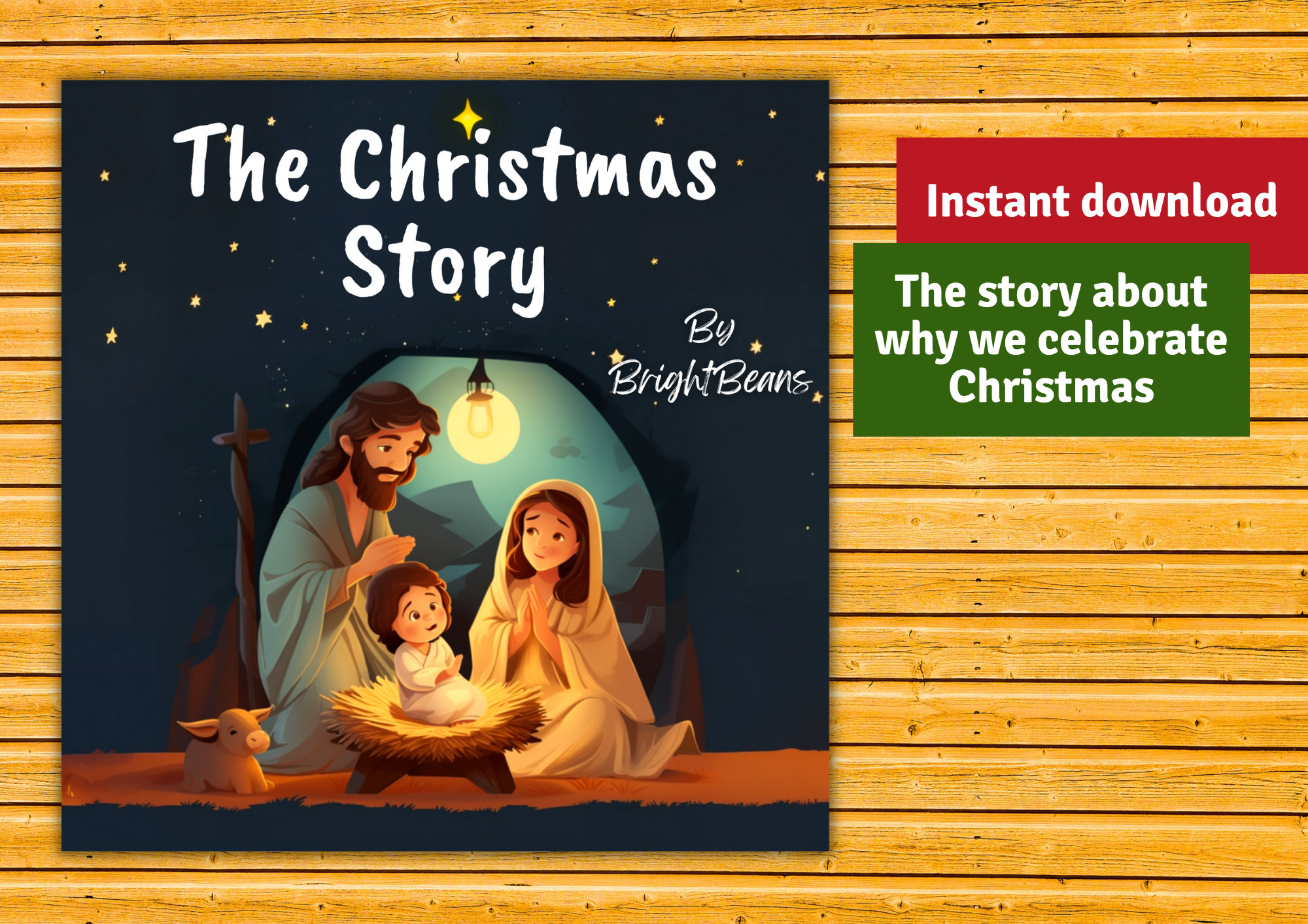 The Christmas Story: Downloadable Storybook - Etsy