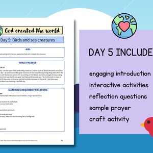 Creation: DAY 5 - Birds and Sea Creatures - Etsy