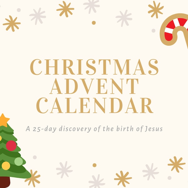 Christian Advent Calendar - Etsy