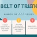 Armor of God: BELT OF TRUTH Lesson #1 - Etsy