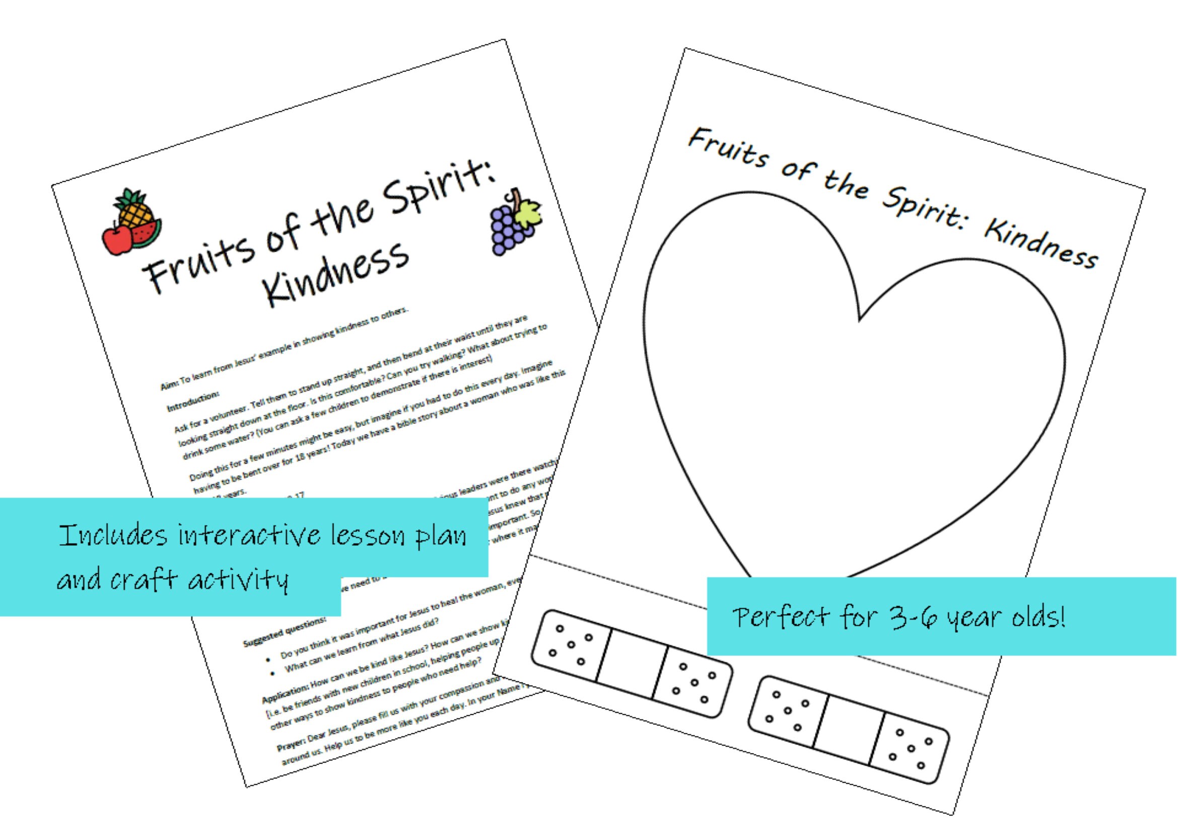 Fruits of the Spirit: KINDNESS Lesson Plan and Craft - Etsy