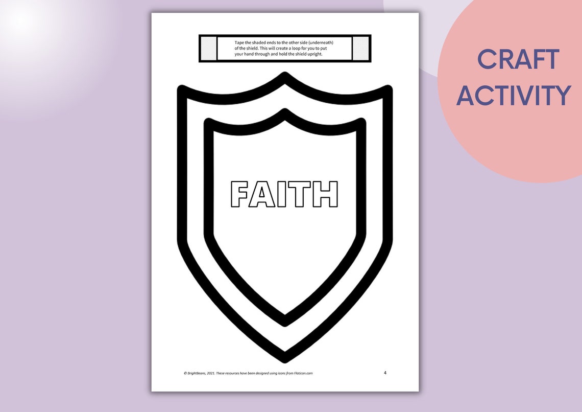 Armor of God: SHIELD OF FAITH Lesson #4 - Etsy