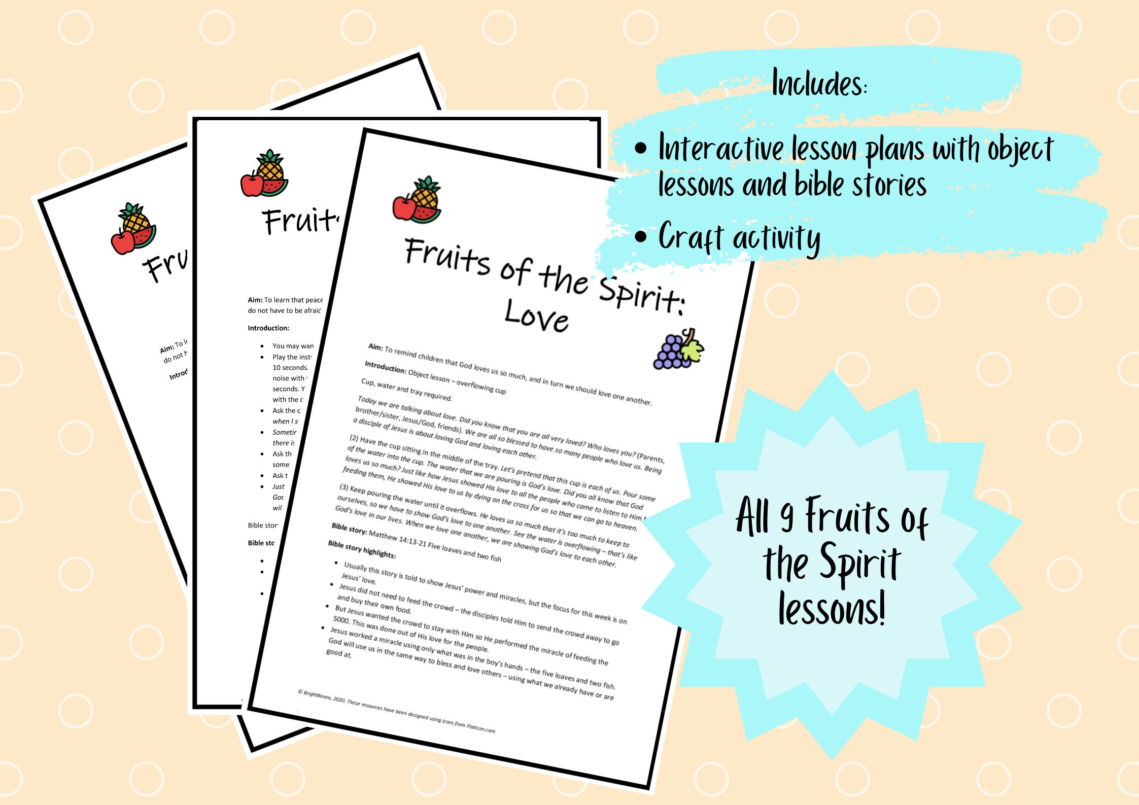 Fruits of the Spirit: Complete Series BUNDLE - Etsy