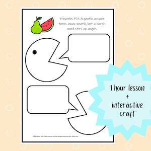 Fruits of the Spirit: GENTLENESS Lesson Plan and Craft - Etsy