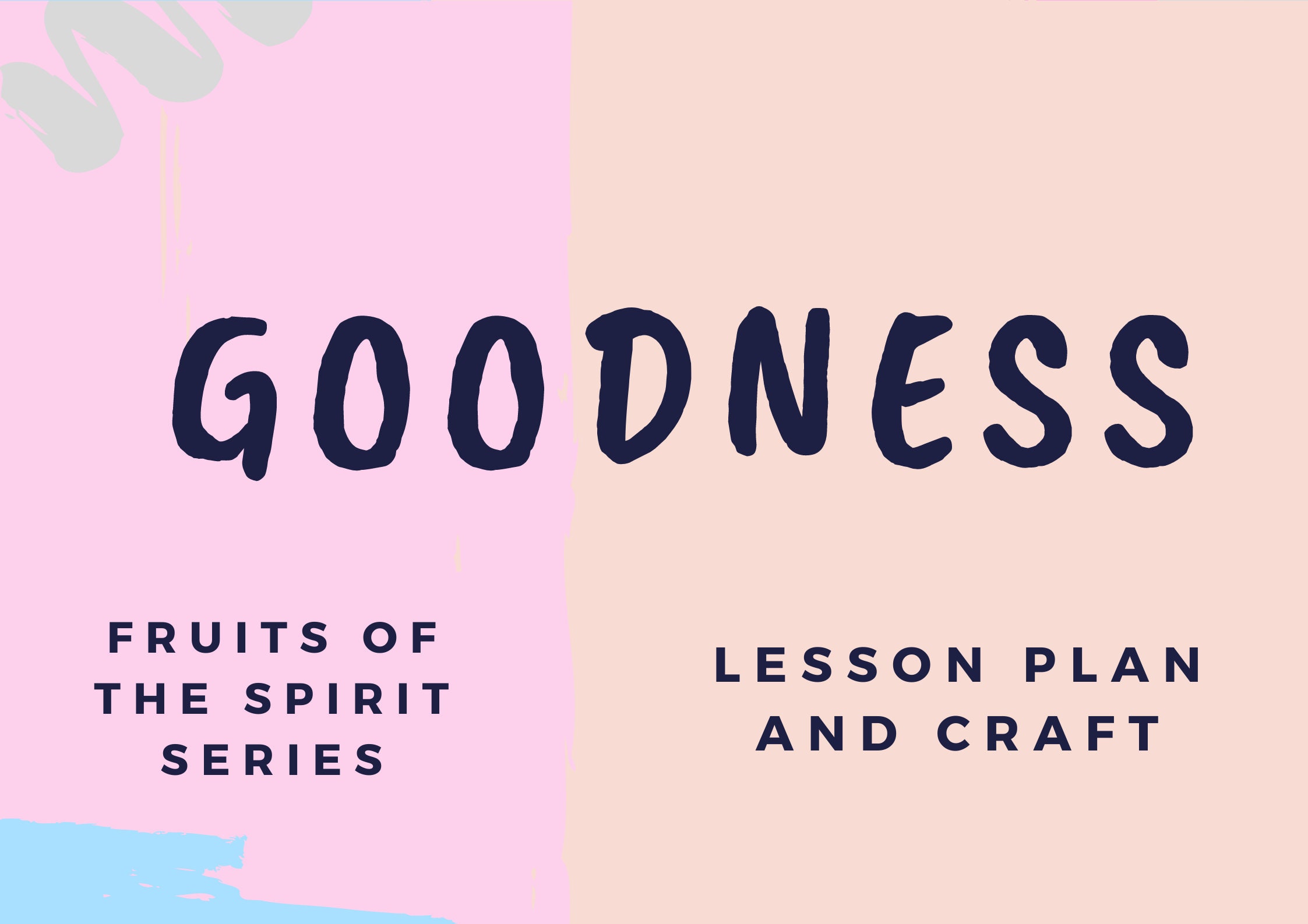 Fruits of the Spirit: GOODNESS Lesson Plan and Craft - Etsy