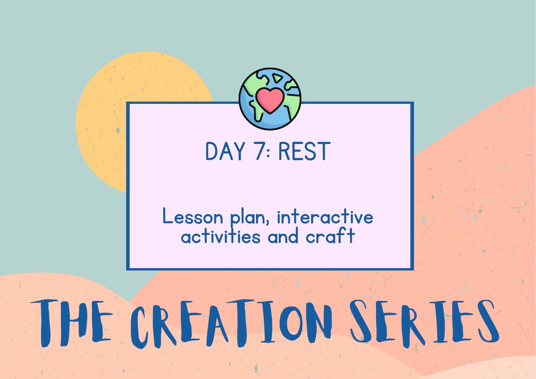 Creation: DAY 7 Day of Rest - Etsy
