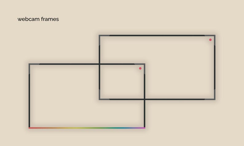 Static 70s Retro Twitch Pack | Livestream Overlays, Scenes, Panels ...
