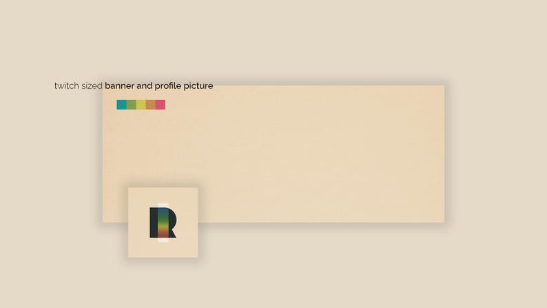 Static 70s Retro Twitch Pack | Livestream Overlays, Scenes, Panels ...