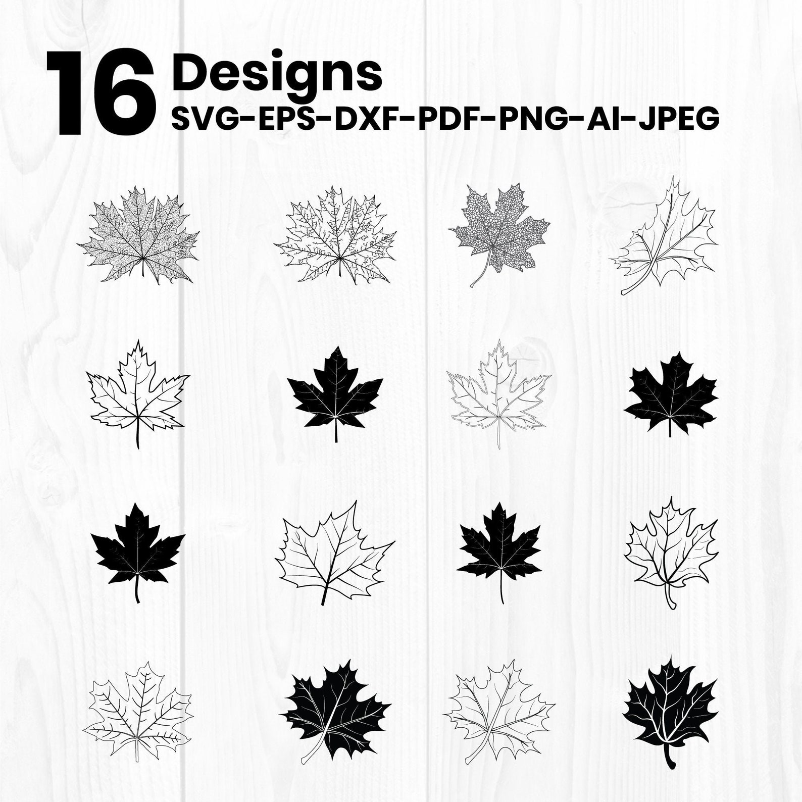 16 Maple Leaf Art, Maple Leaf Design, Maple Leaf Svg, Maple Leaf Dxf ...