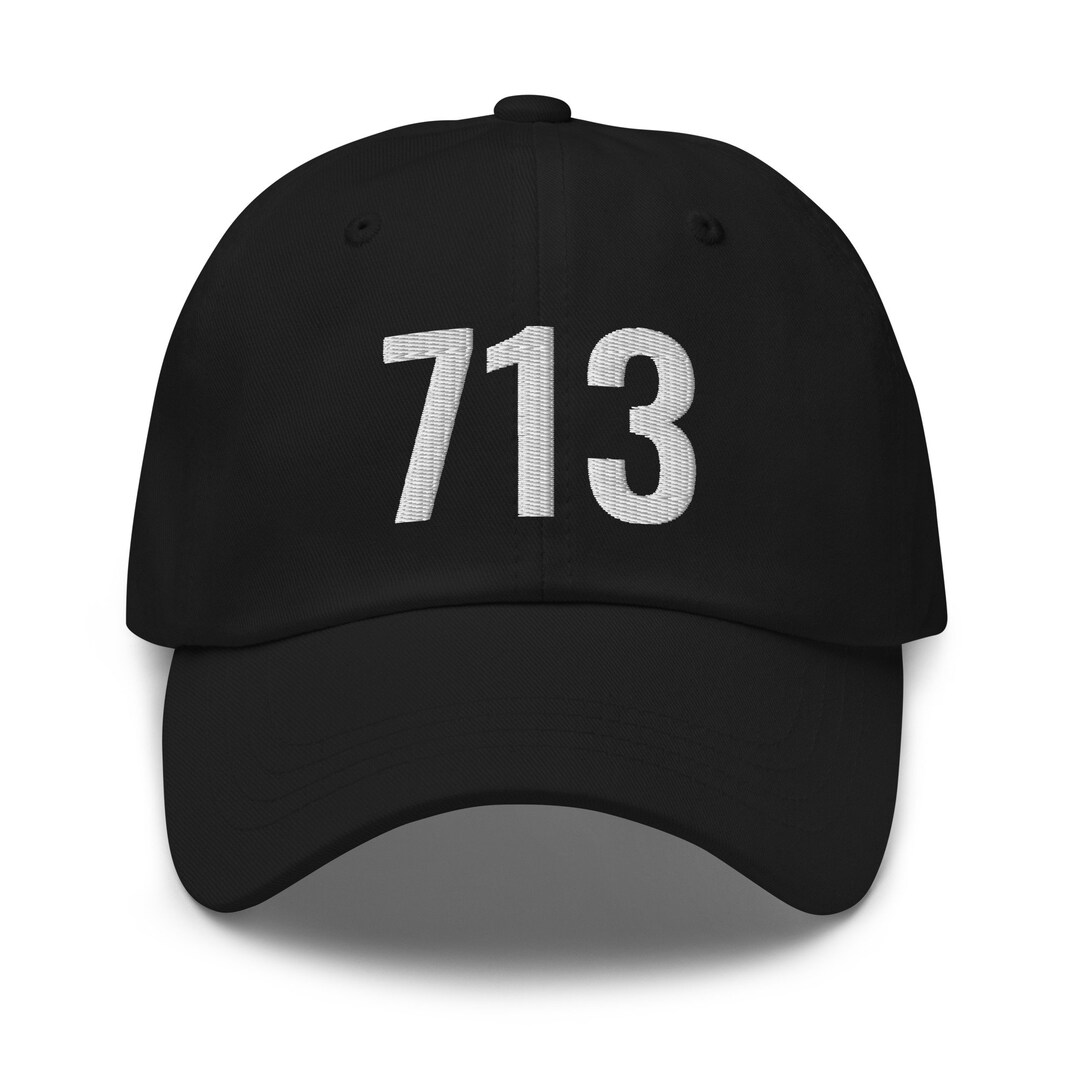 713 Houston, TX Dad Cap Apparel // Monogrammed // Custom Embroidered ...