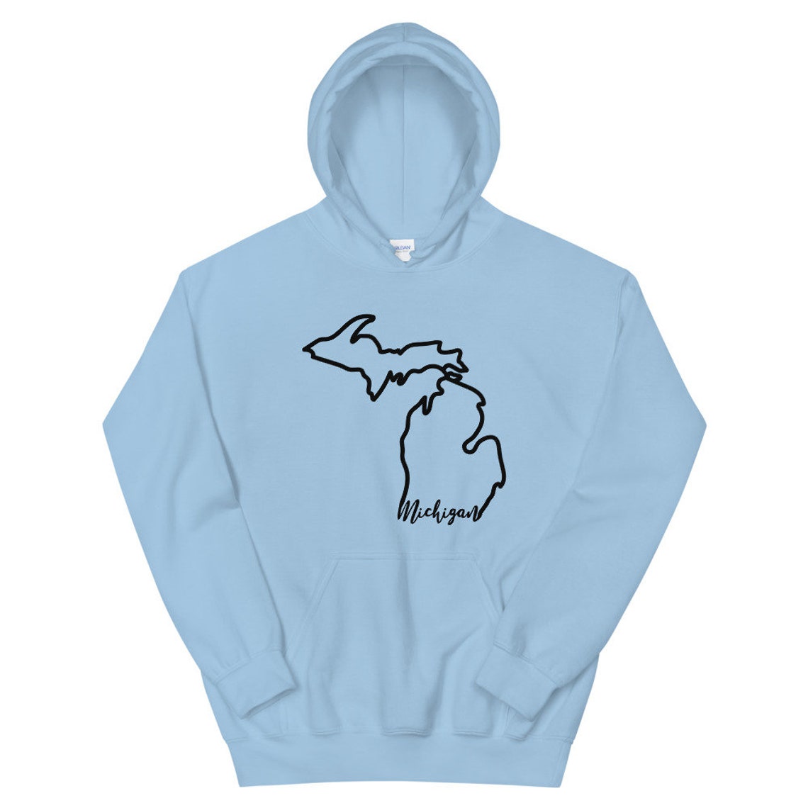 Michigan Hoodie // Michigan Apparel // Michigan Made // MI - Etsy