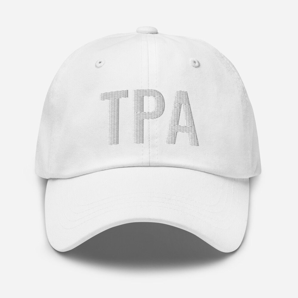 TPA Tampa FL Dad Cap // Monogrammed // Custom Embroidered | Etsy