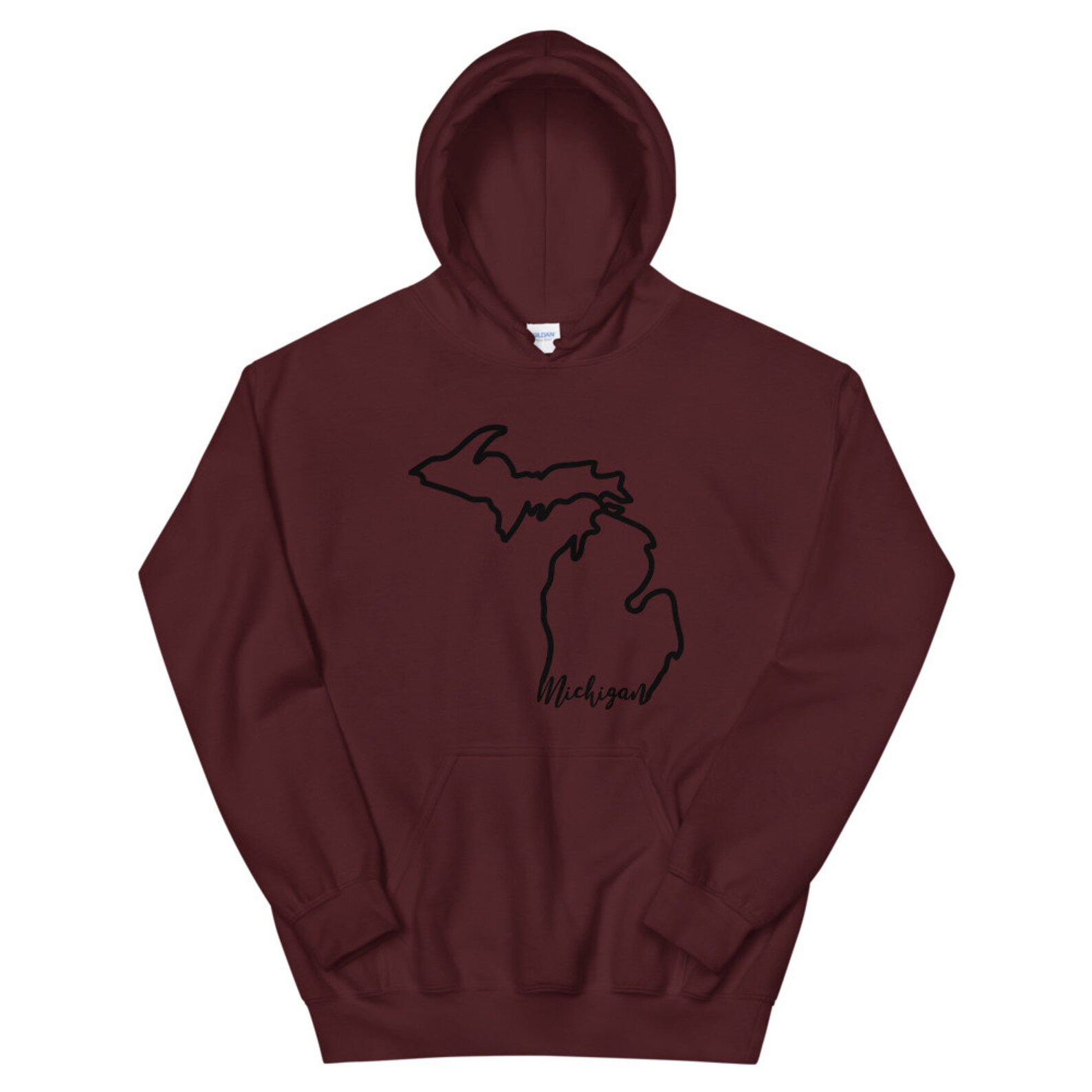 Michigan Hoodie // Michigan Apparel // Michigan Made // MI Home // MI ...
