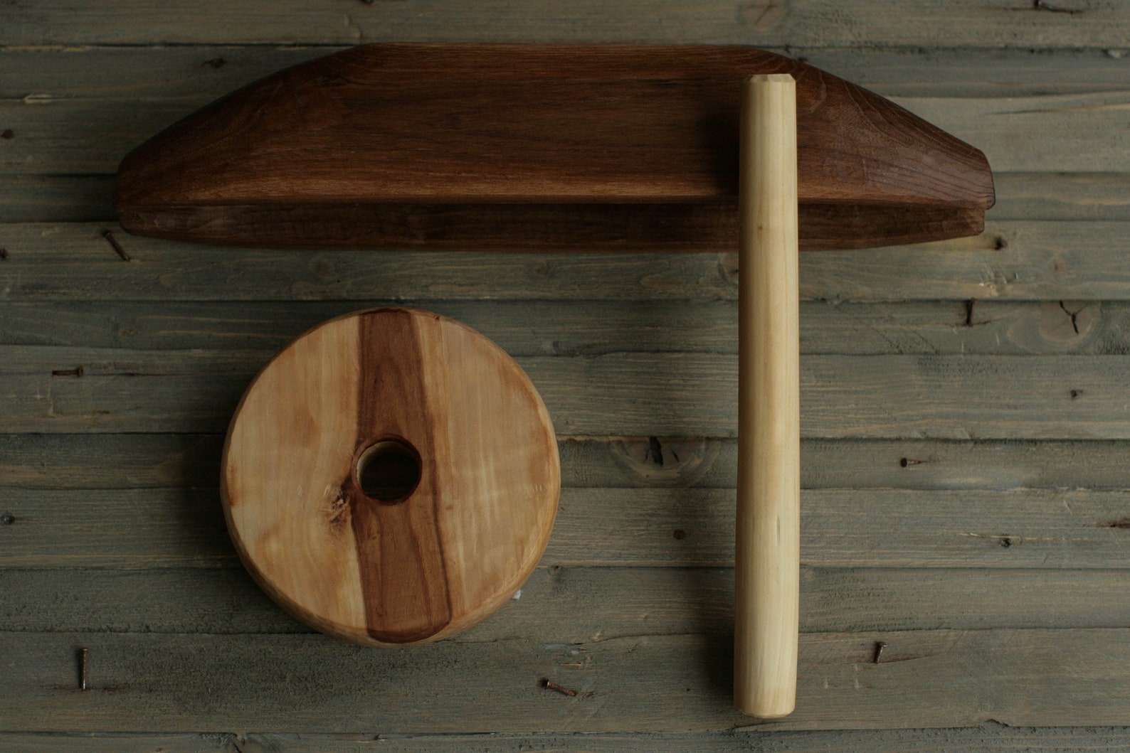 Manual Wooden Mill, Wooden Coffee Grinder, Millstone for Grinding ...