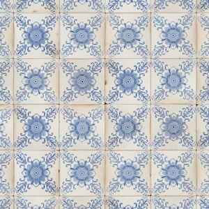 Tile Photography Backdrop, Tile Backdrop, Old Tiles, Blue Backdrop ...