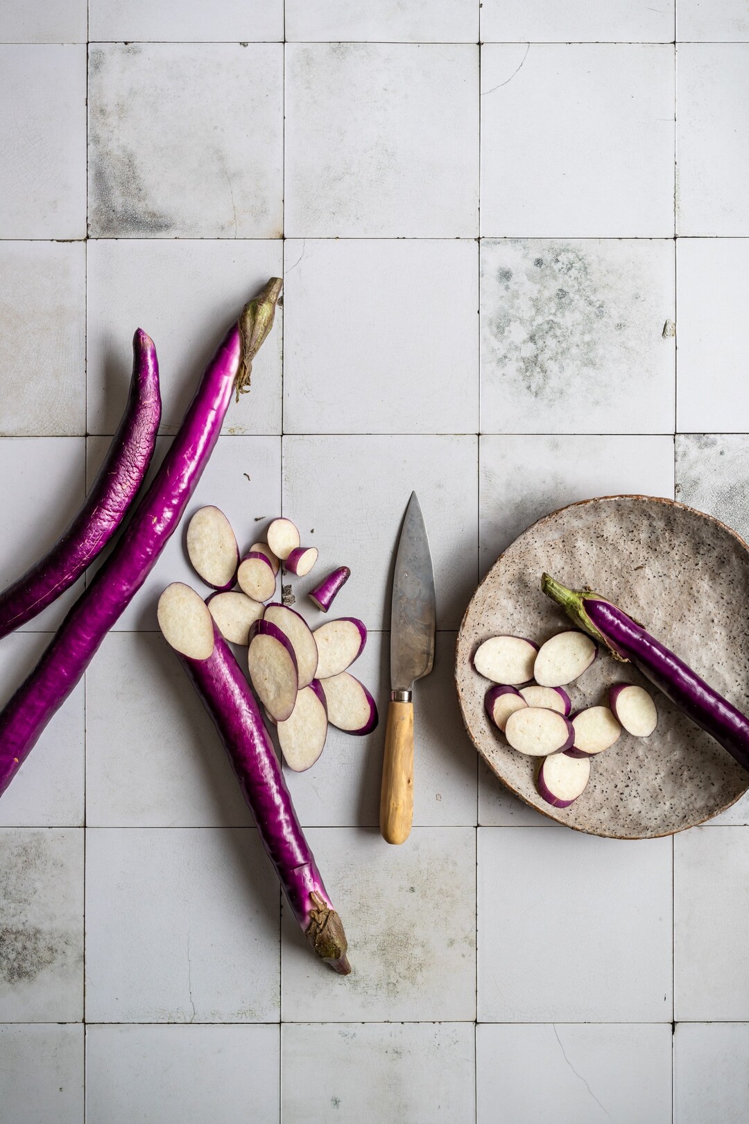 Antique Tile Vinyl Backdrop: Aged Food Photography Surface (90x60 Cm ...