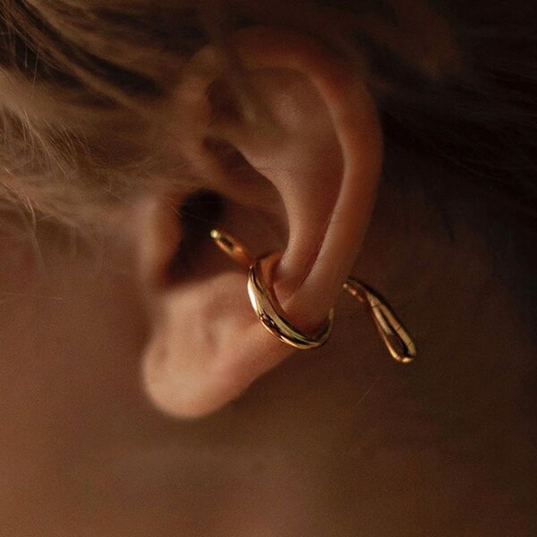 Curved Ear Cuff - Etsy