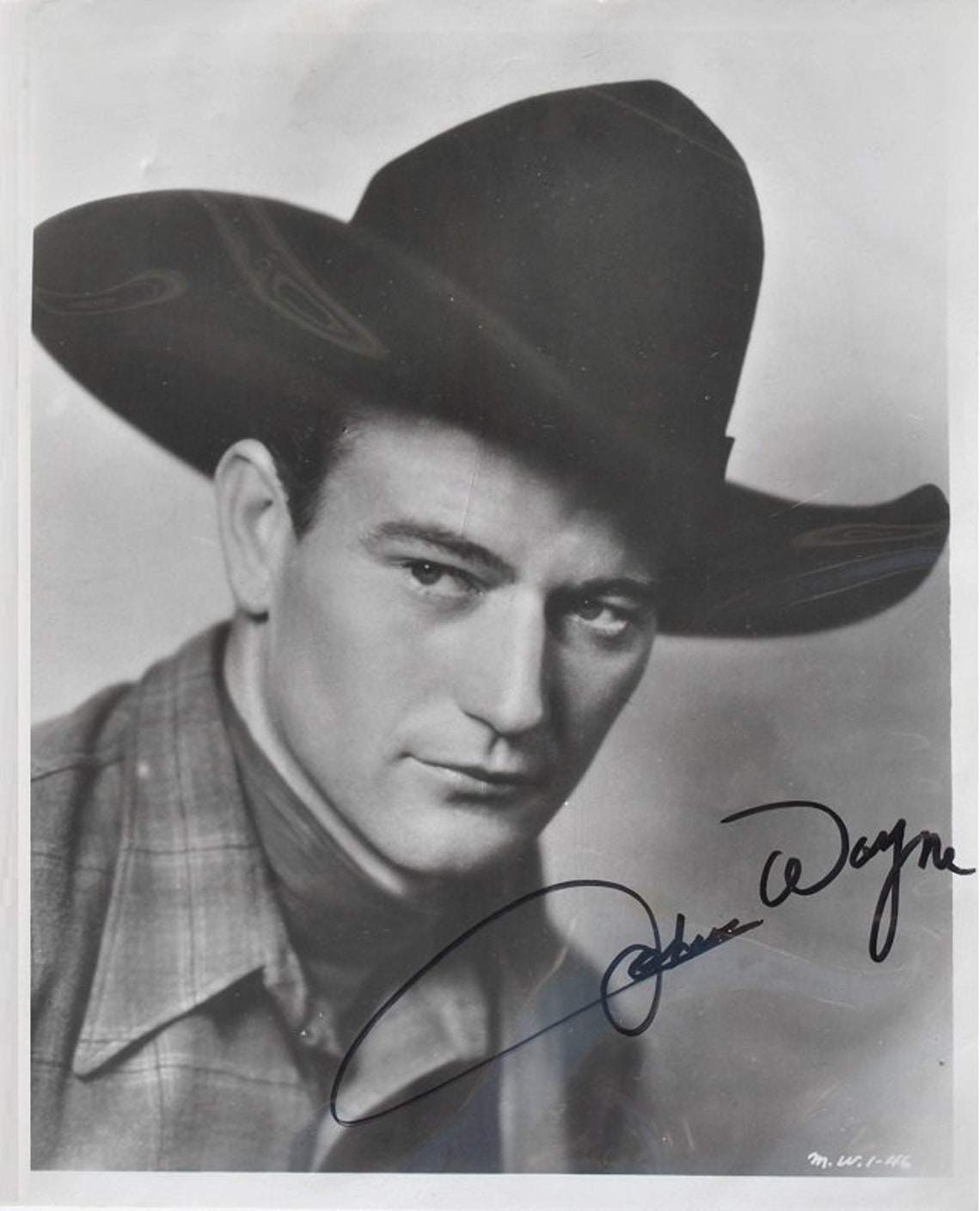 JOHN WAYNE SIGNED Autographed Photo Duke w/coa | Etsy