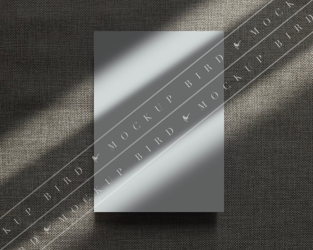 5x7 Shadow Card Mockup, Invitation Mockup, Stationery Mockup, Card ...