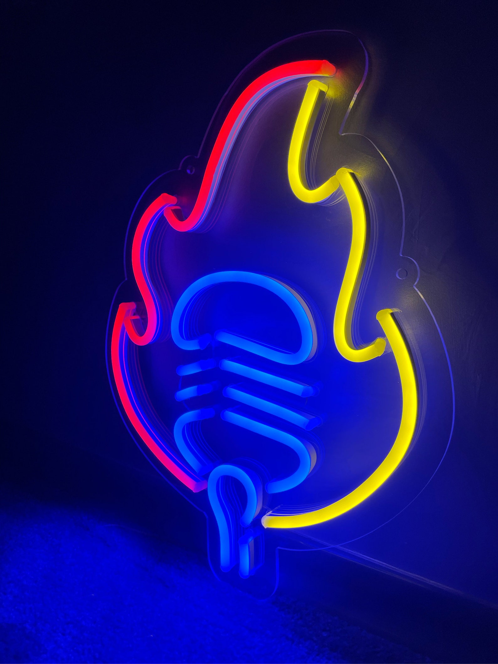Microphone Neon Light Custom Neon Sign LED Neon Sign LED | Etsy