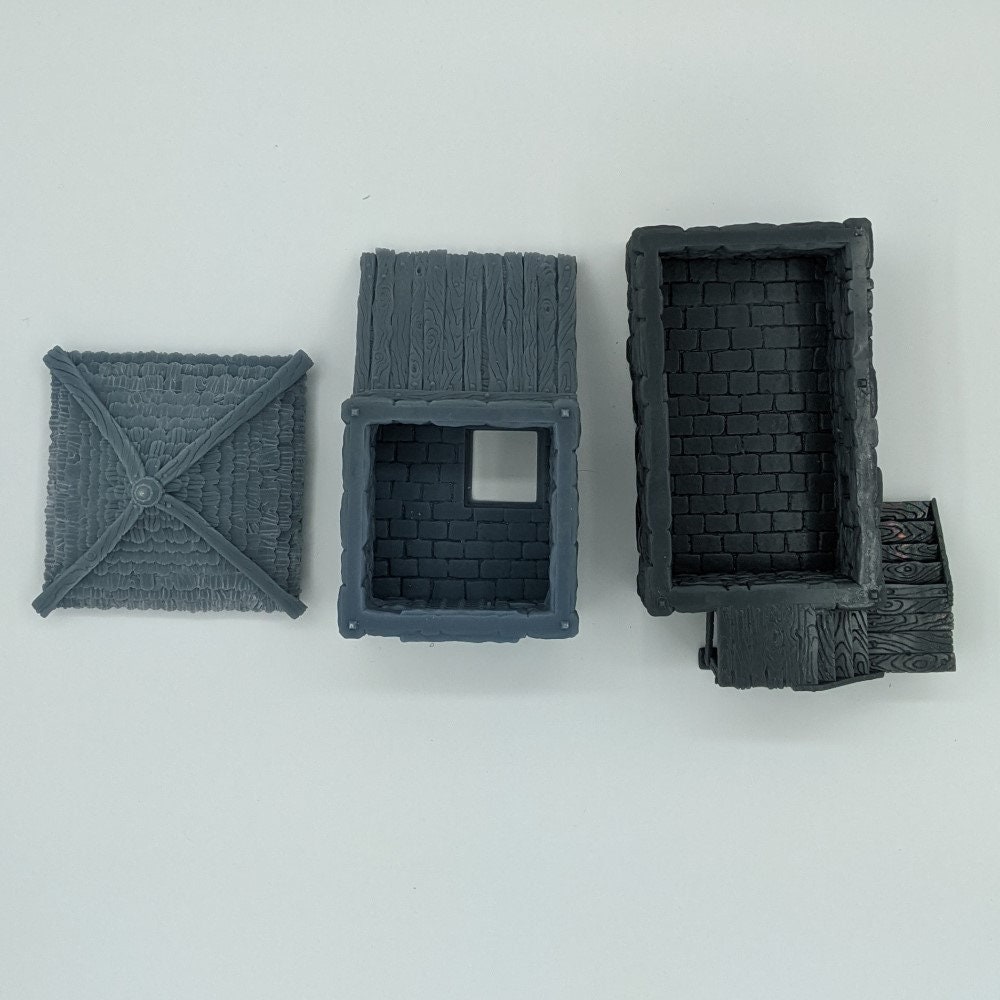 Watchtower Side Building One Level Normal Roof - Etsy Australia