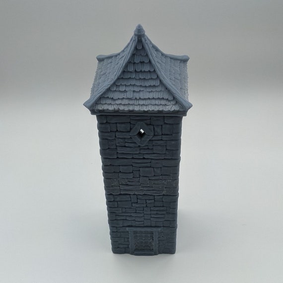 Watchtower Three Levels Normal Roof by Black Scrolls Games | Etsy