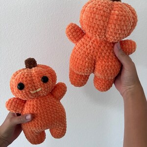 Cheeky Pumpkin Head With Booty Crochet Pattern PDF - Etsy