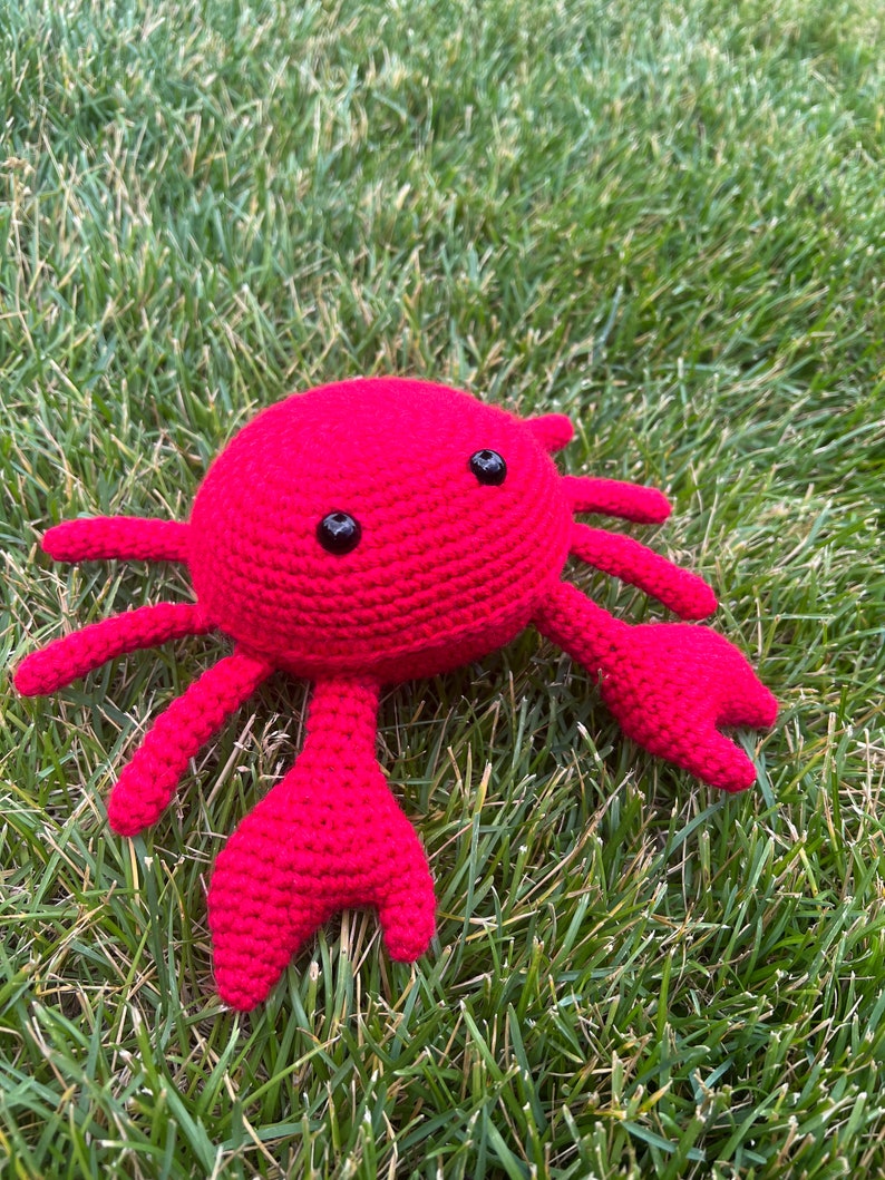 Crochet Amigurumi Crab PDF Pattern - Easy Beach & Ocean Project for ...