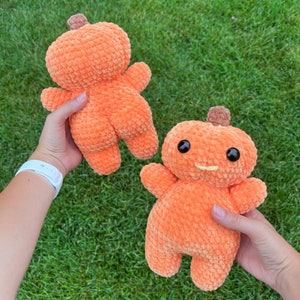 Cheeky Pumpkin Head With Booty Crochet Pattern PDF - Etsy