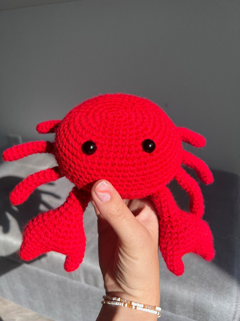 Crab Crochet Pattern Plushie PDF - Etsy