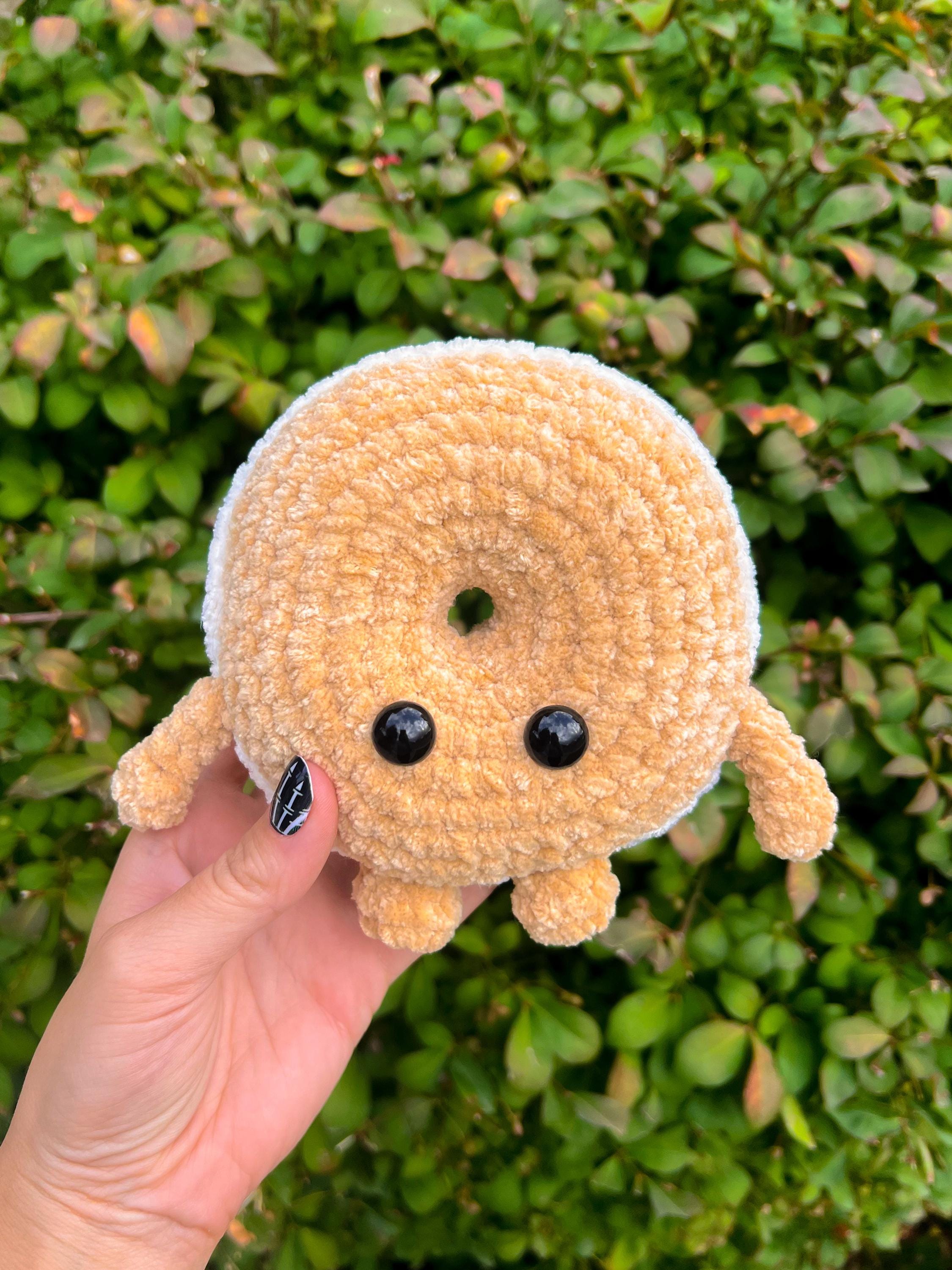 2-in-1 Bagel Donut Crochet Pattern – Amigurumi Stuffed Food Tutorial ...