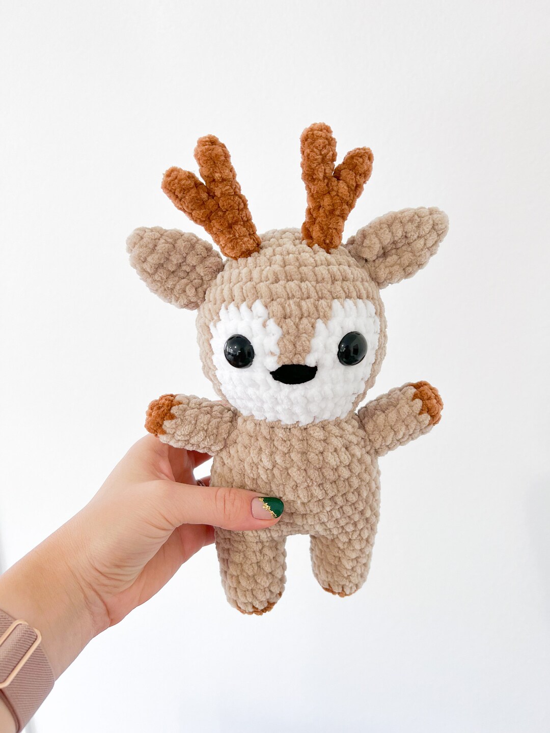 Large Reindeer Plush Crochet Pattern PDF - Etsy