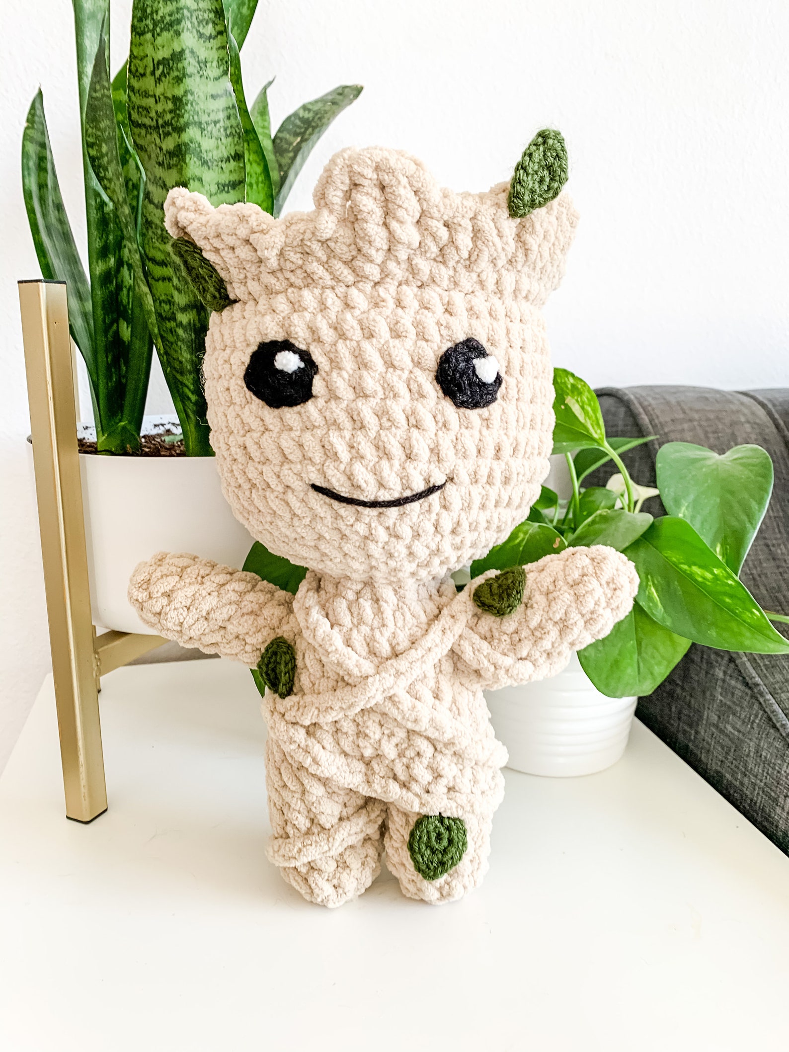 Baby Groot Plushie Crochet Pattern PDF | Etsy