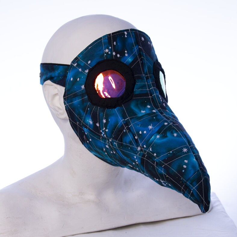Quilted Plague Doctor Mask - Signs in Stars - Etsy
