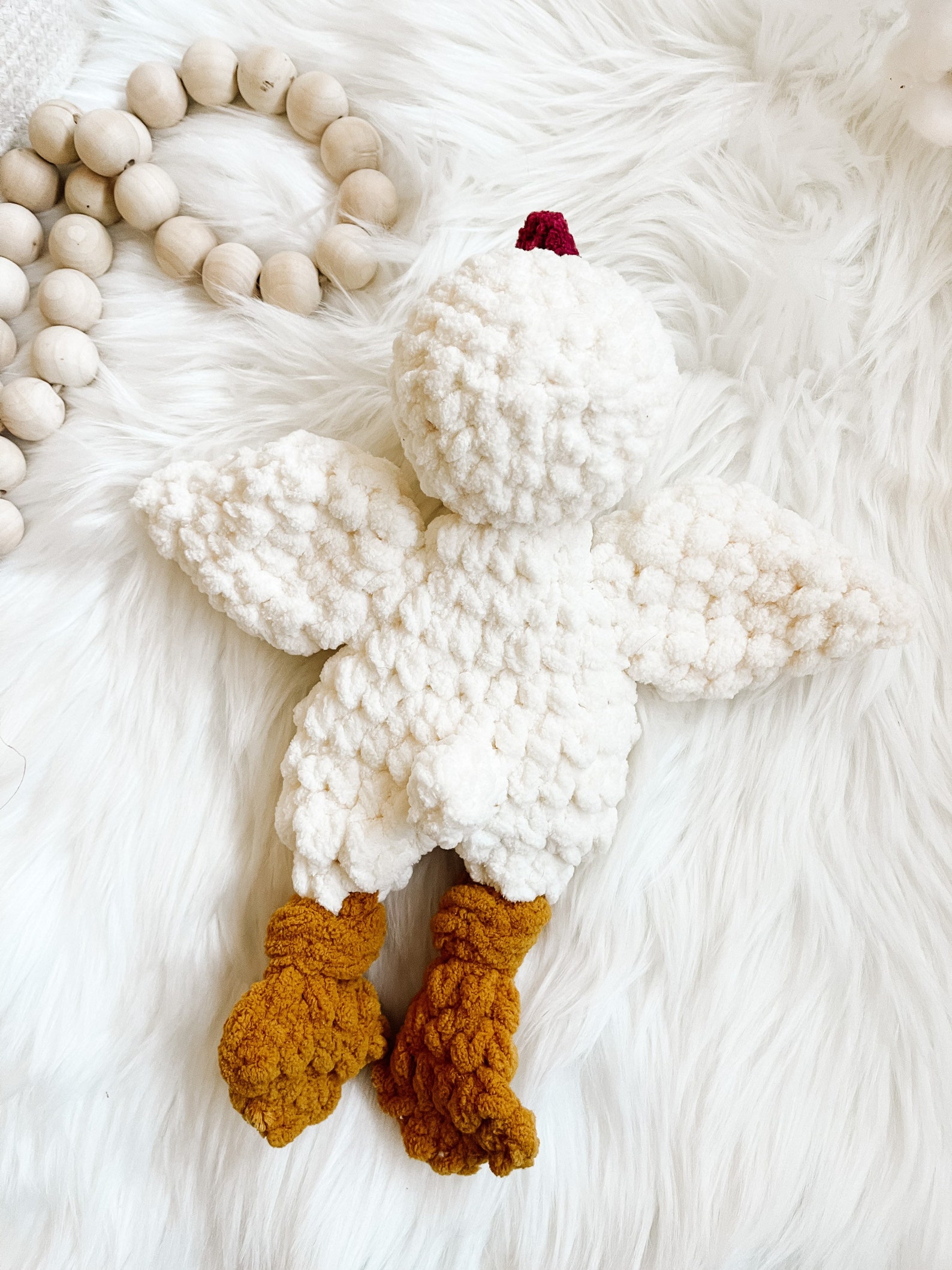 Chicken Lovey Snuggler, Farm Nursery Decor, Baby Cuddle Toy, Baby ...