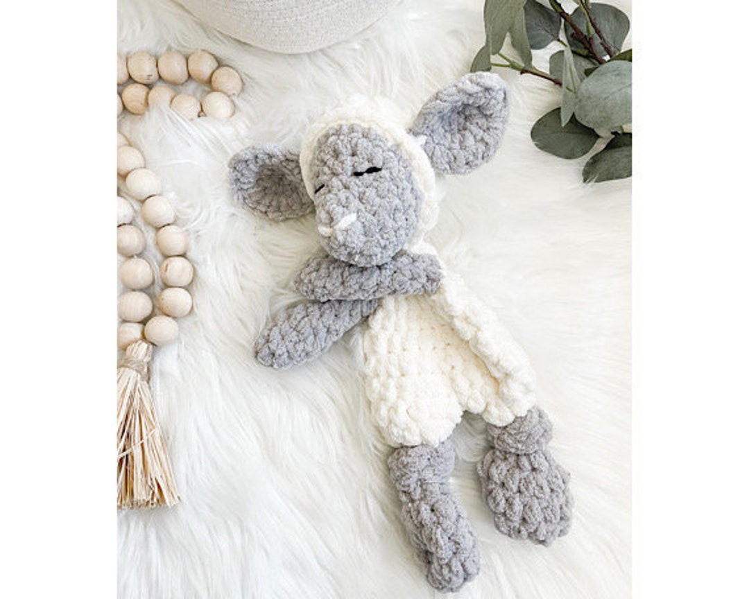 Lamb Lovey Baby Lovey Animal Baptism Gifts Lamb Nursery - Etsy