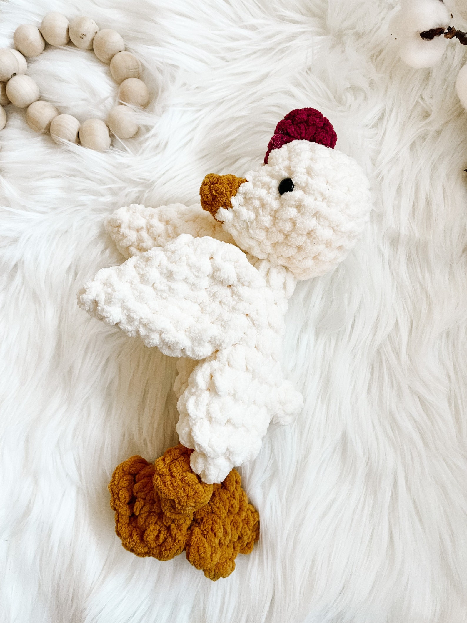 Chicken Lovey Snuggler, Farm Nursery Decor, Baby Cuddle Toy, Baby ...
