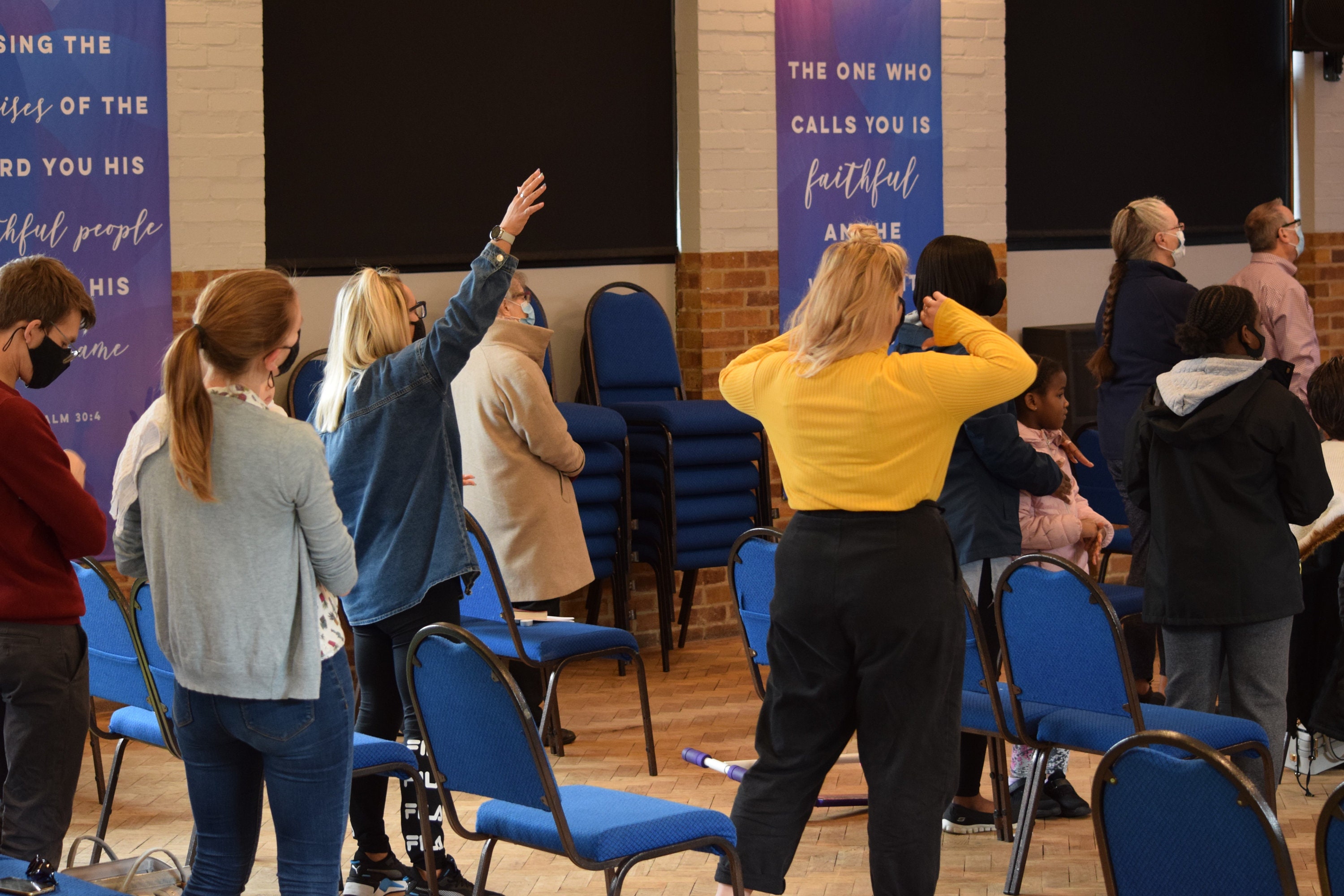 Set of Four Church Banners, Church Bible Wall Decor - Etsy