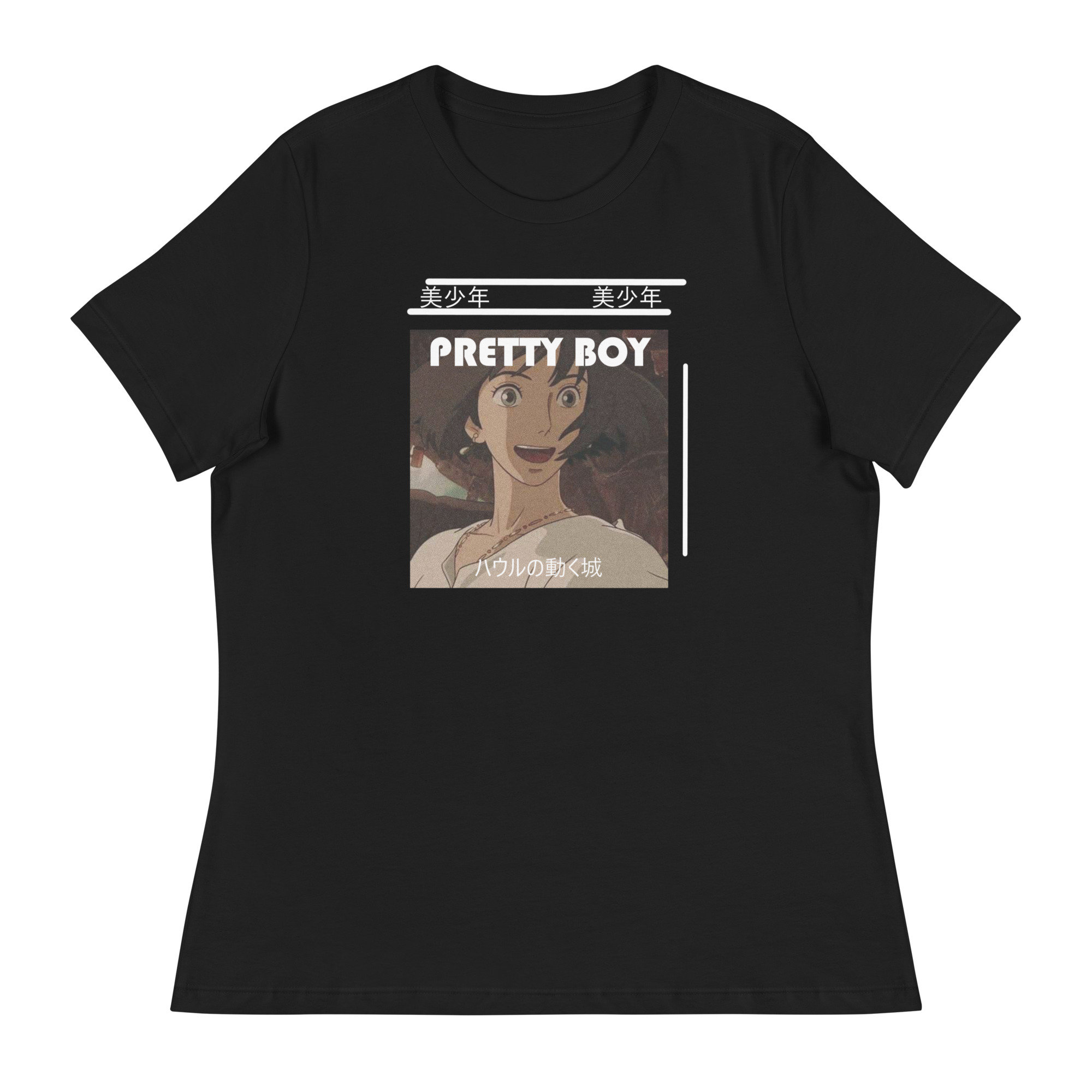 Pretty Boy Anime T-shirt | Howl | Anime Shirt | Harajuku | Anime ...