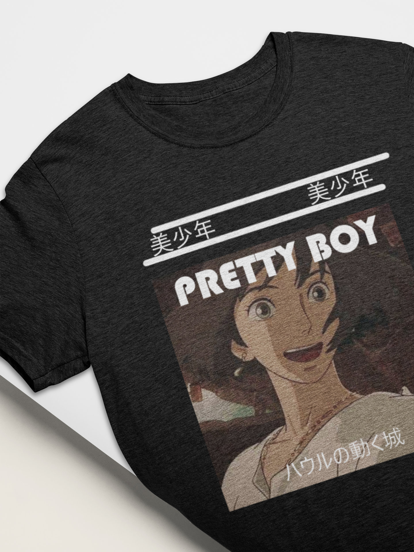 Pretty Boy Anime T-shirt | Howl | Anime Shirt | Harajuku | Anime ...