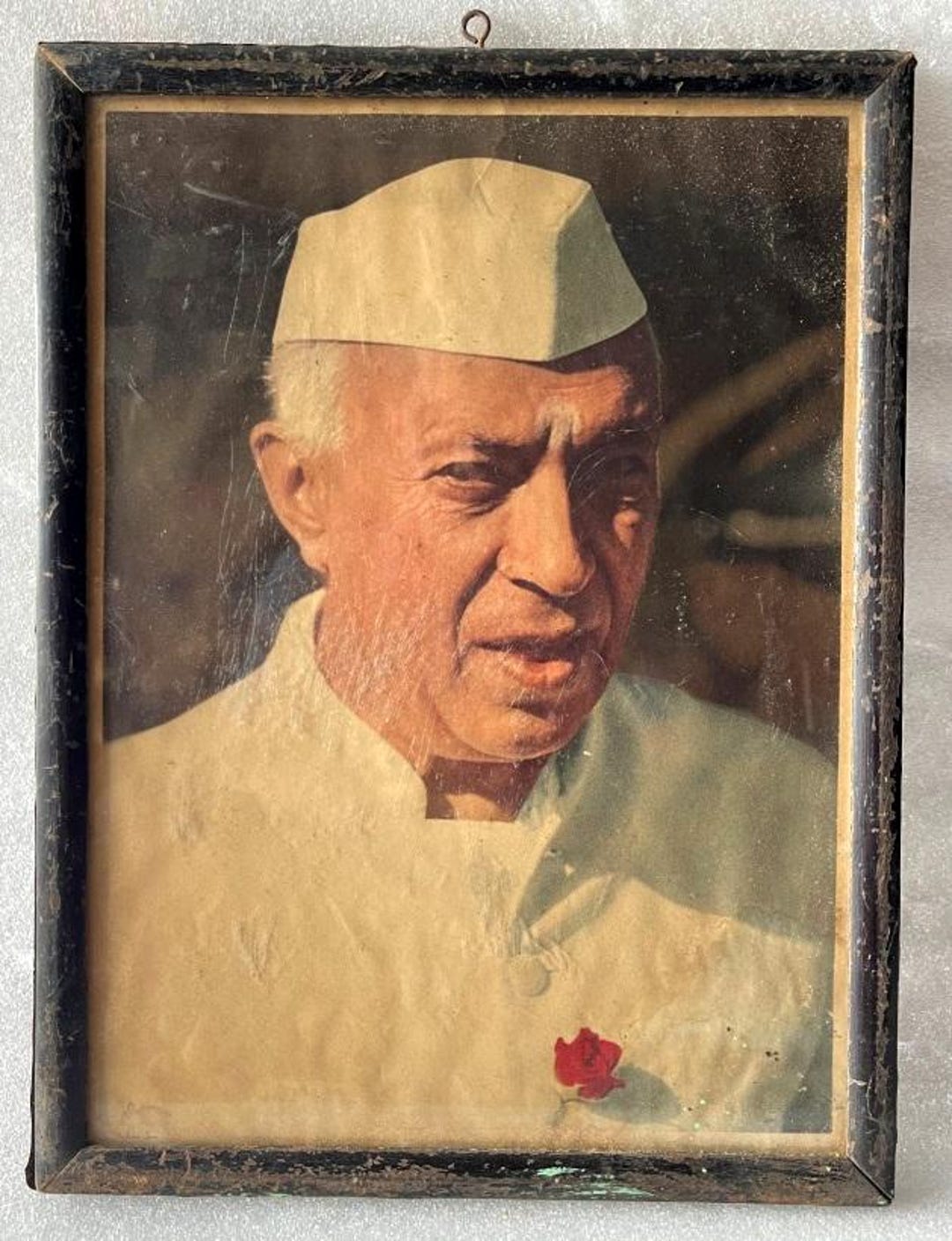 Vintage Old Jawaharlal Nehru Lithograph Print 1st Prime Minister of ...