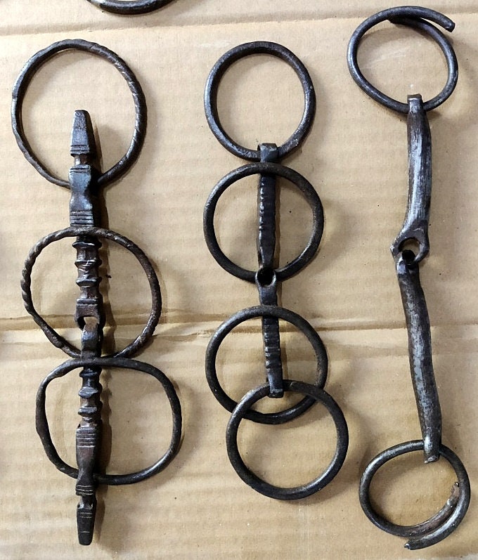 17 Pc Antique Iron Horse Bit Hand Forged Engraved Design - Etsy