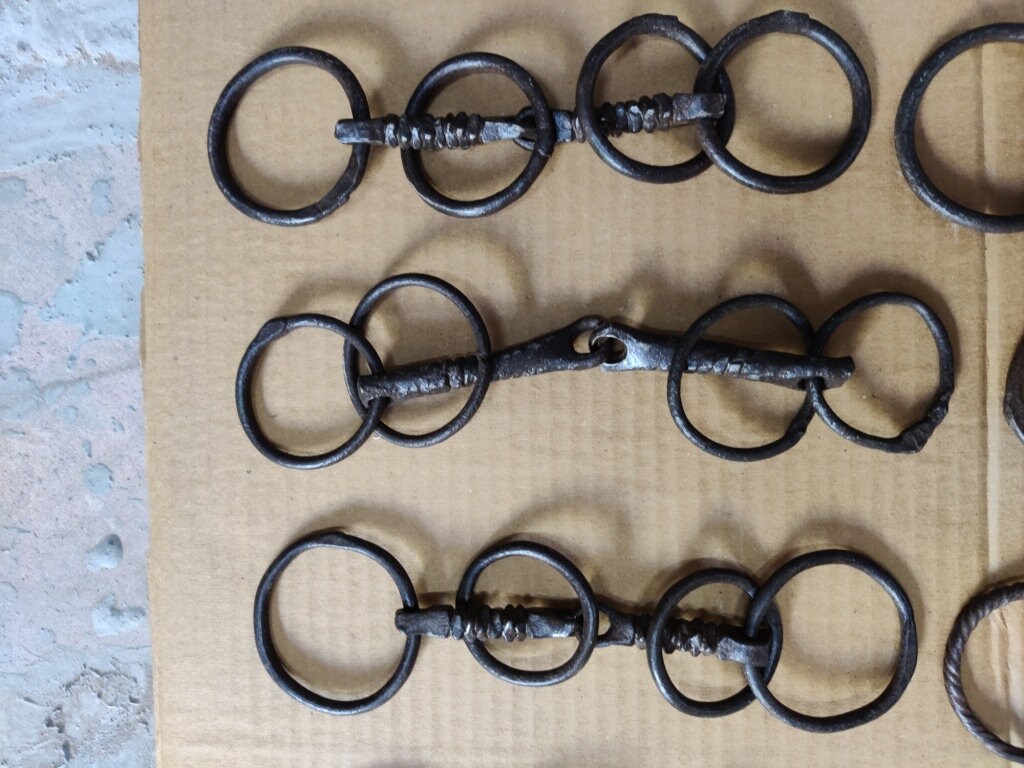 17 Pc Antique Iron Horse Bit Hand Forged Engraved Design - Etsy
