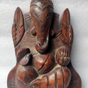 Old Rare Wooden Hand Crafted Indian Worship Deity Hindu God - Etsy