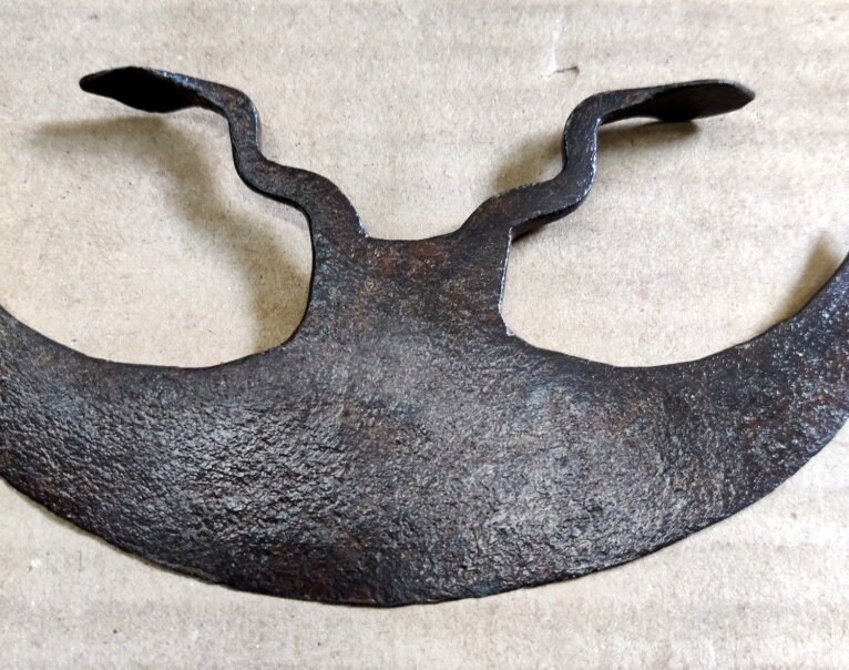 Antique Old Indian Mughal Tribal All Steel Iron Small Axe Head Farm ...