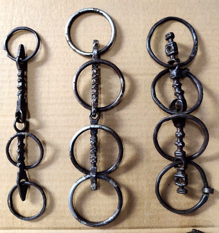 17 Pc Antique Iron Horse Bit Hand Forged Engraved Design - Etsy