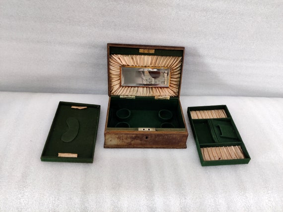 Antique Iron Box Old Hand Forged 3 Compartment Tribal… - Gem