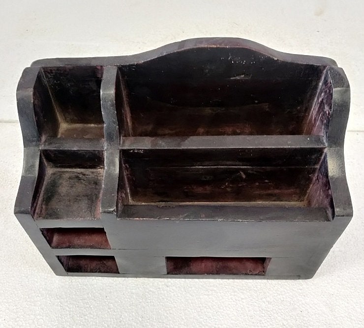 Antique Wooden Post Office Letter Box Hand Made Colonial Box Letter Old ...