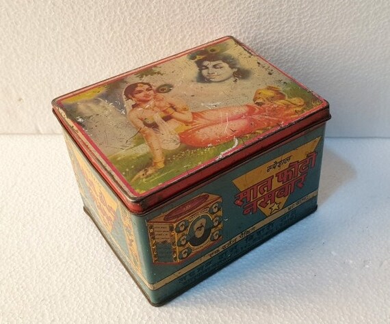 Antique Vintage Indian Old Brand Special Seven Photo Snuff ...